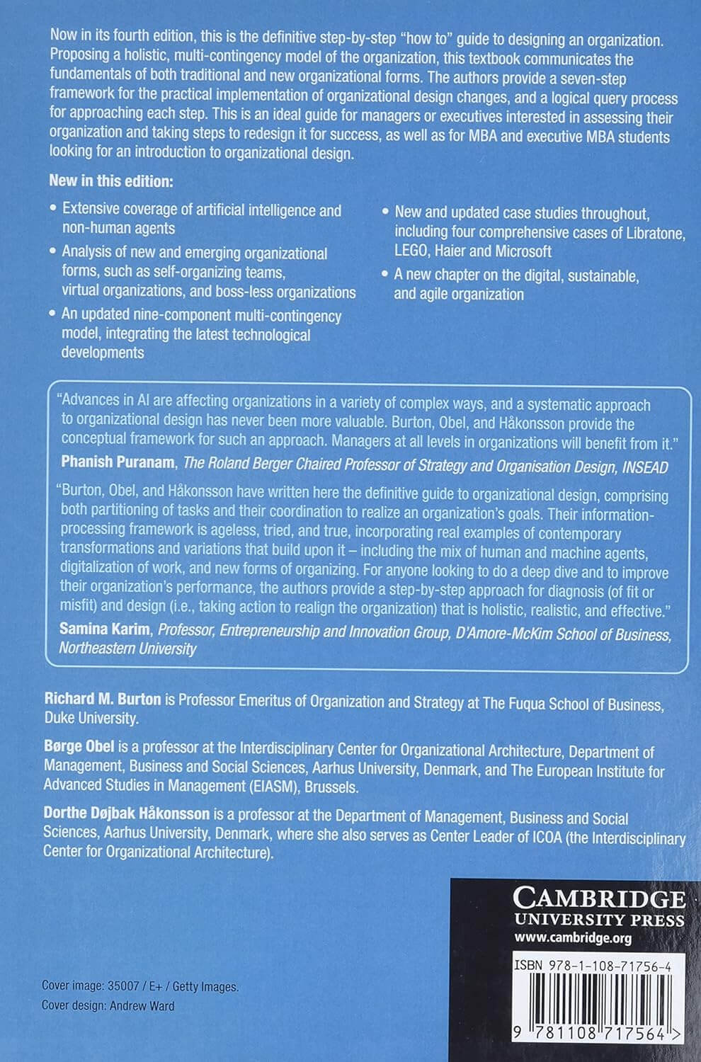 Organizational Design: A Step-by-Step Approach – 4th edition – zeal